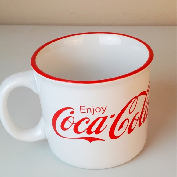 Coca Cola | Kitchen | Coca Cola Withe Big Mug 2 Oz | Poshmark